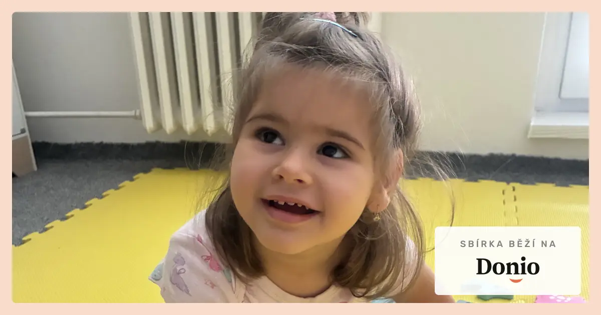 Pomoc Kristýnce k absolvování terapií, které ji pomáhají v rozvoji | Donio